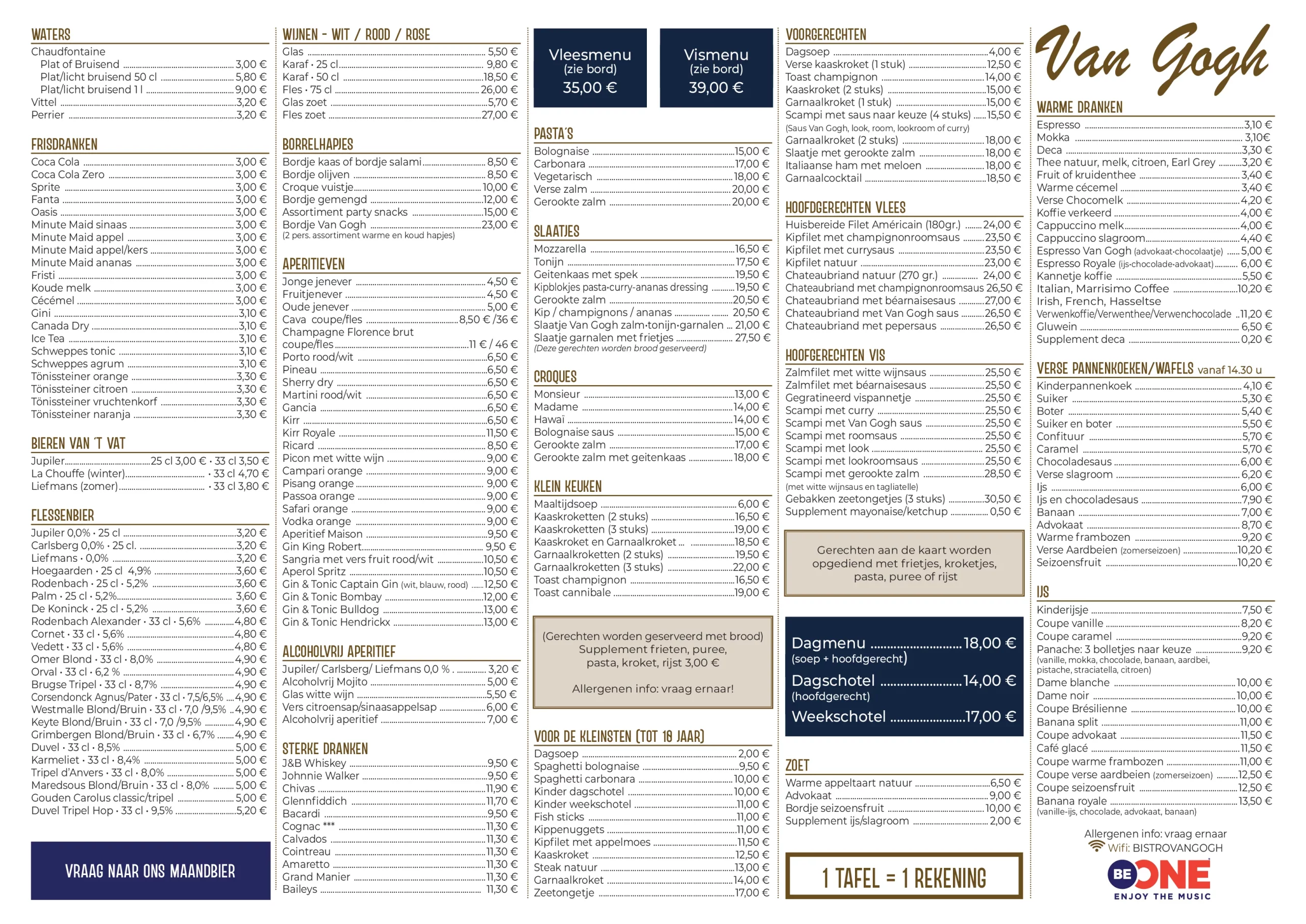 Bistro Van Gogh | Ontbijt, brunch en lunch in stijl.